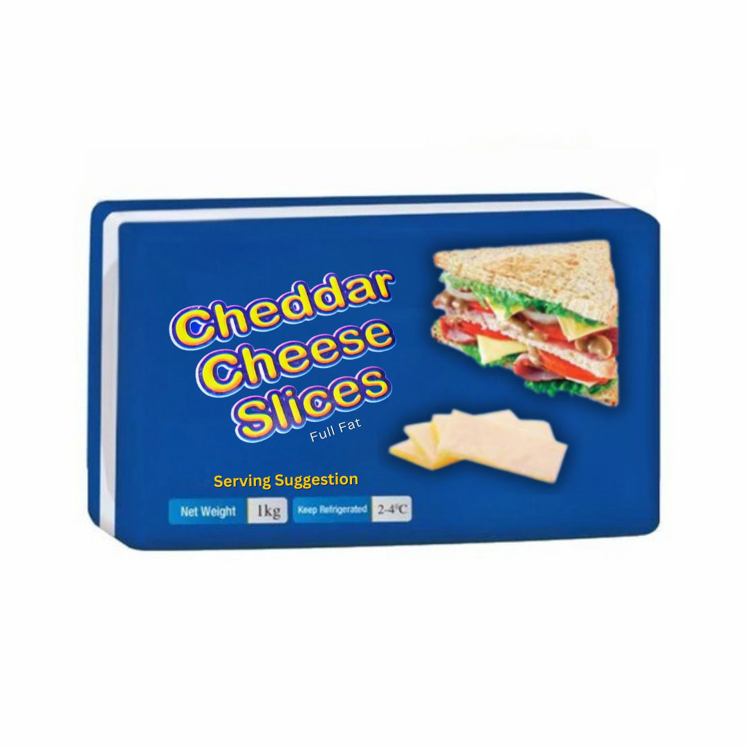 Premium Cheddar cheese slices - Euphoria Rajani